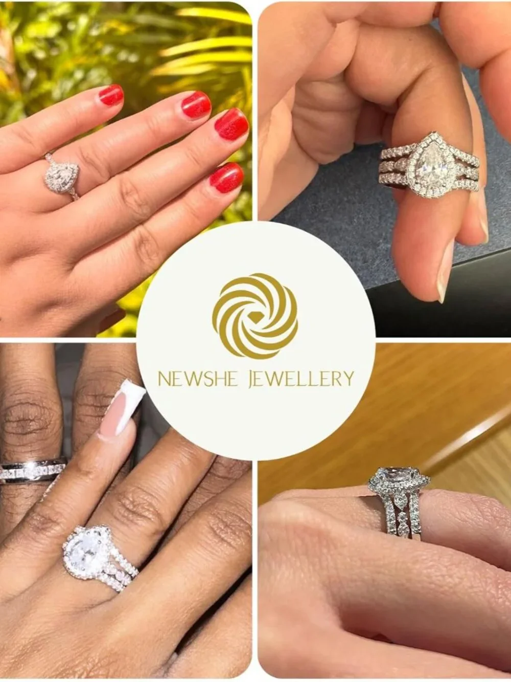 Jewelry | Wedding Rings For Women Bridal Sets Sterling Silver ...